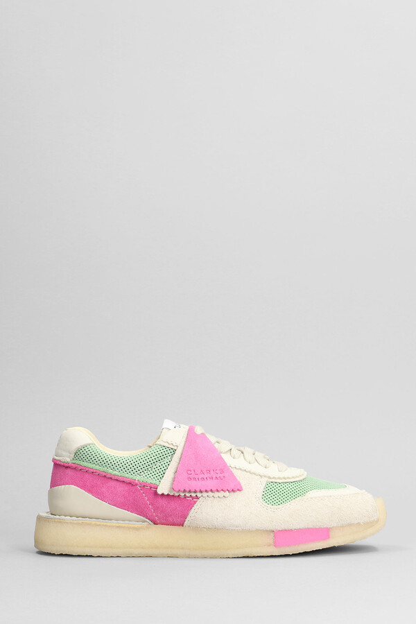 Clarks Torrun Sneakers In Beige Suede And Fabric - ShopStyle