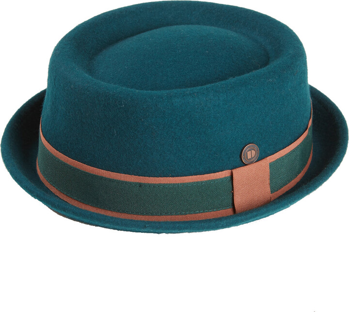 Dasmarca Hats Leo Hemlock Teal Green Felt Skimpy Brim Short Brim Rude ...