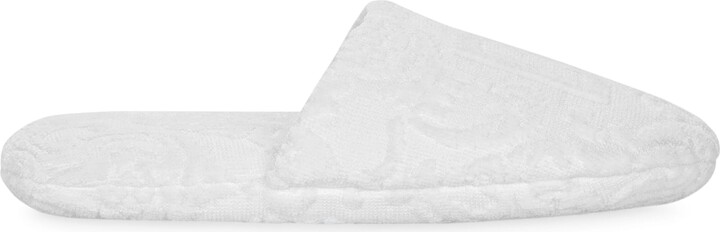Dolce & Gabbana Casa Terry Cotton Dg Slippers - ShopStyle Flats