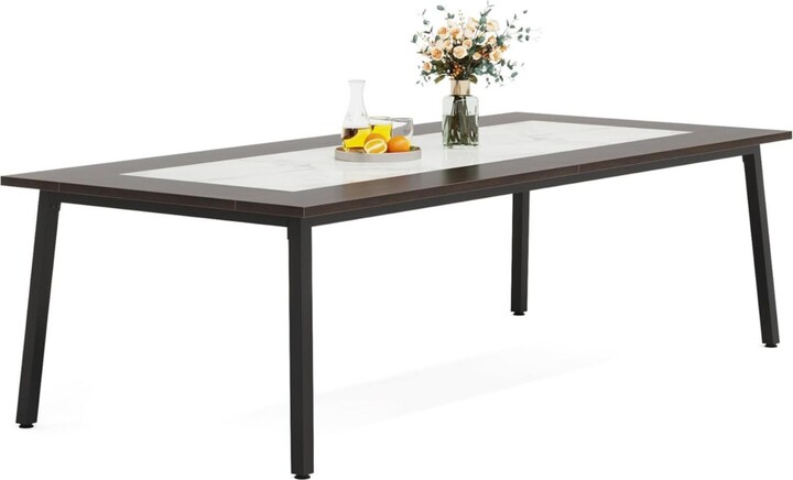 Tribesigns 79-Inch Dining Table for 8-10 People, Modern Large Kitchen ...