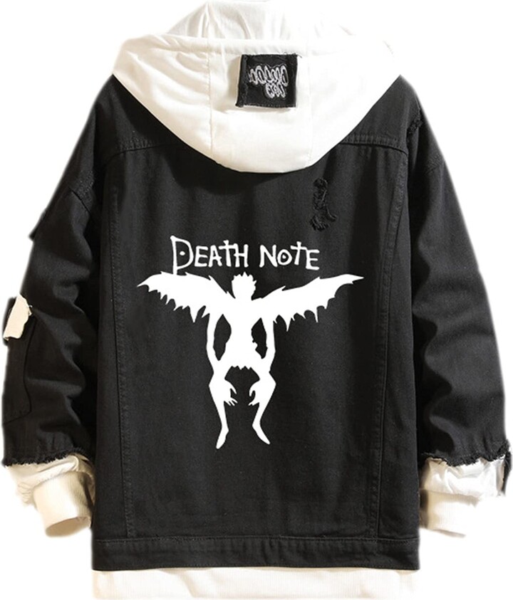 Famesale Unisex Death Note Hoodie Jacket Cosplay L·Lawliet Yagami Light ...