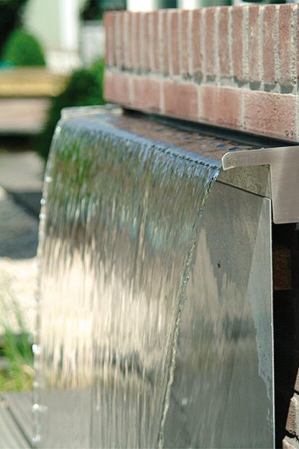 Primrose Stainless Steel Waterfall Blade Cascade Rear Supply L90cm ...