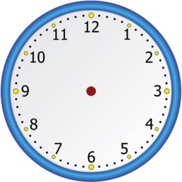 Geyer Instructional Products Magnet Blank Clock Face Wall Mounted ...