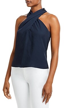Theory Twist Halter Top - ShopStyle
