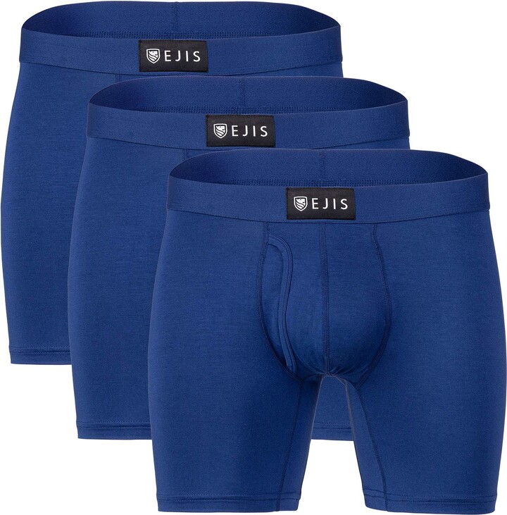 Ejis Essential Boxer Briefs | Fly (3-Pack) | Anti-Odor Micro Modal (X ...