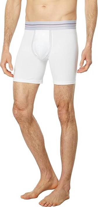 Spanx for Men Cotton Spandex Boxer Brief Men's Underwear Bright White ...
