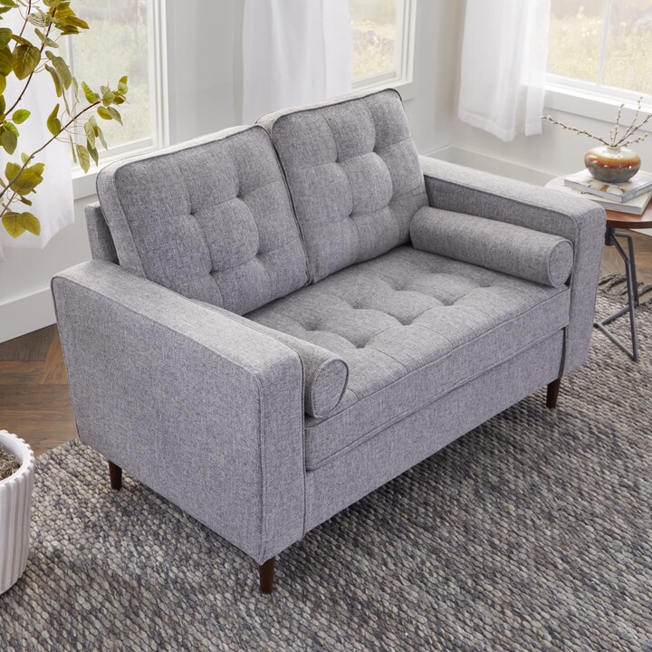 Edenbrook Lynnwood Upholstered Loveseat - Living Room Office or Bedroom ...