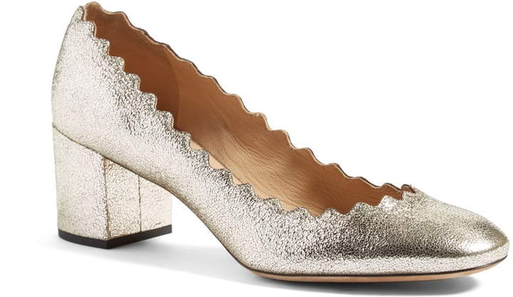 Chloé 'Lauren' Scalloped Pump - ShopStyle
