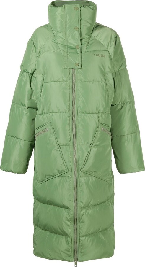 Ganni Padded Parka Coat - ShopStyle