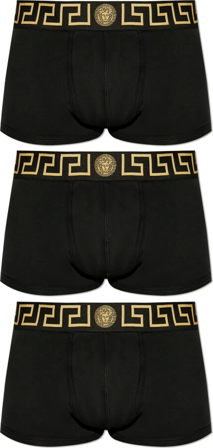 Versace Greca Border boxers (pack of three) - ShopStyle