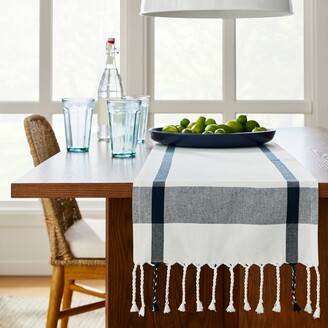 Threshold designed w/Studio McGee " x 14" Cotton Plaid Table Runner ...