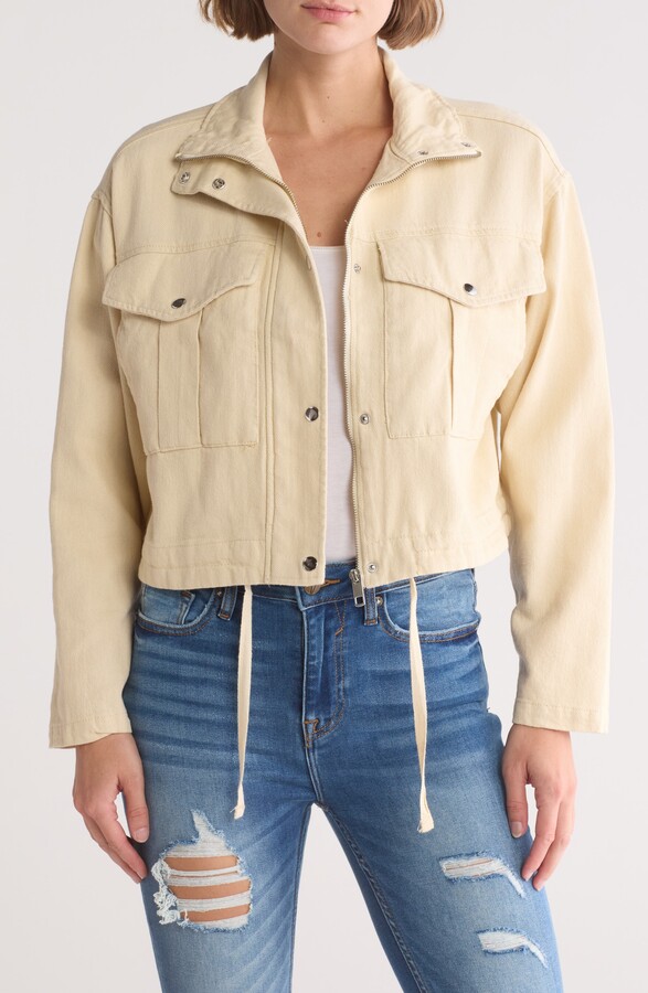 Vigoss Crop Cargo Jacket - ShopStyle