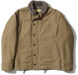 Buzz Rickson's N1 Deck Jacket - Khaki - ShopStyle Outerwear