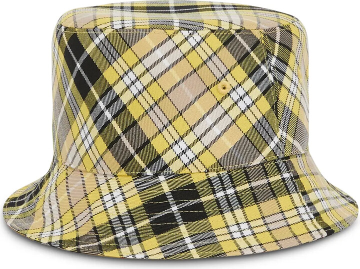 Burberry Vintage-Check reversible bucket hat - ShopStyle