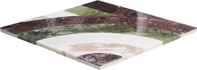 Bond Tile Elizabeth Sutton Curve Horizontal 2" x 12" Marble Novelty ...