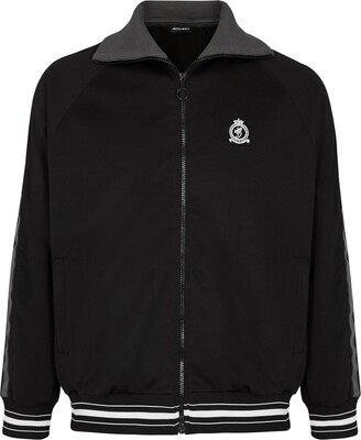 Benjart Black Logo Jersey Track Jacket - ShopStyle