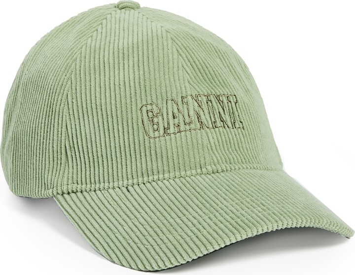Ganni Corduroy Cap Hat - ShopStyle