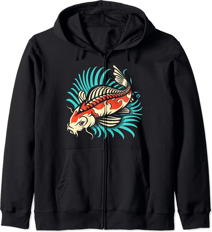 Retro Koi Fish Art - Vintage Koi Fish Costume Gift Nishikigoi - Koi ...
