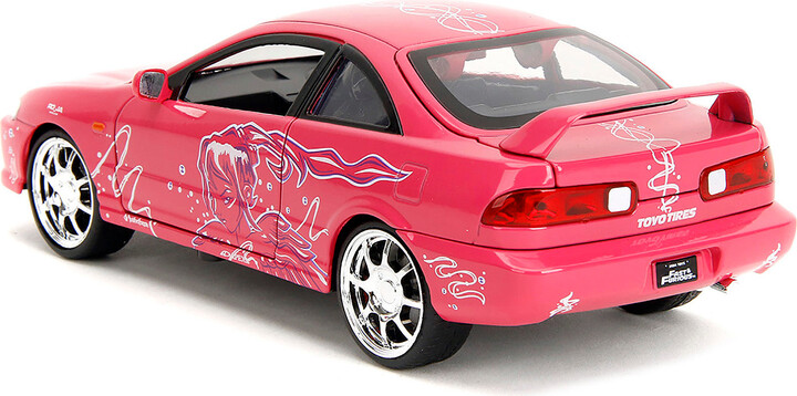 1995 Honda Integra Type R Pink with Graphics "Fast & Furious Remix ...
