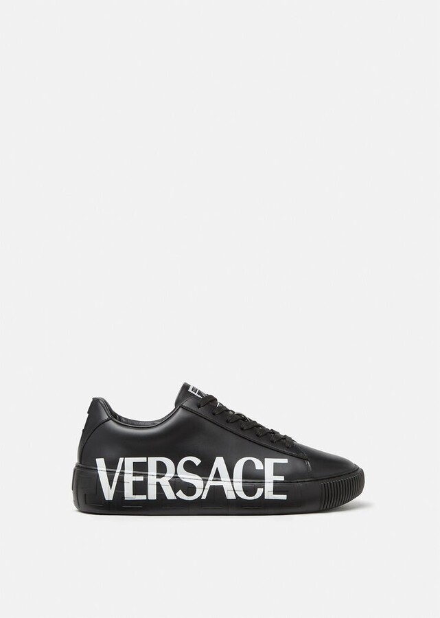 Versace Greca Logo Sneakers - ShopStyle