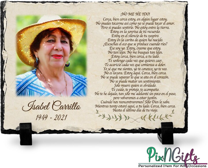 Etsy Spanish Memorial Gift Plaque, Sympathy Gift, Poem, Keepsakes ...