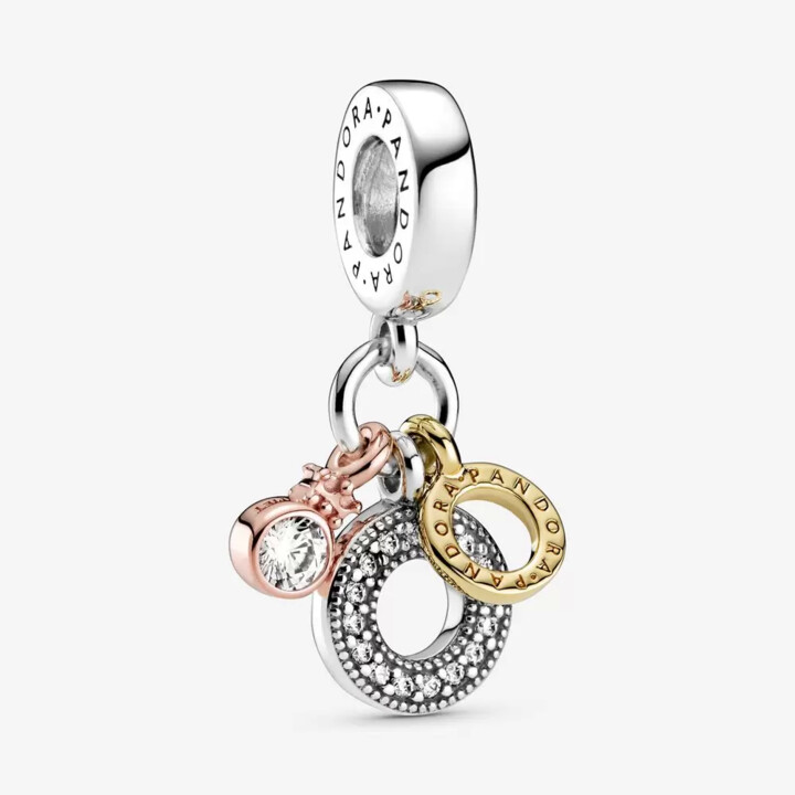 Pandora Triple Monogram & Logo Dangle Charm - ShopStyle
