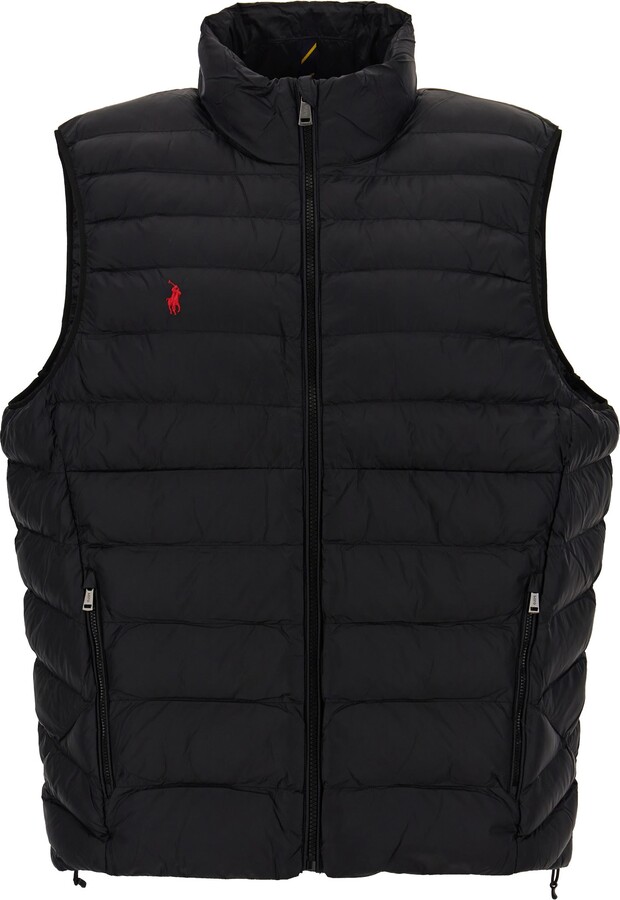 Ralph Lauren Logo Embroidery Vest - ShopStyle Outerwear
