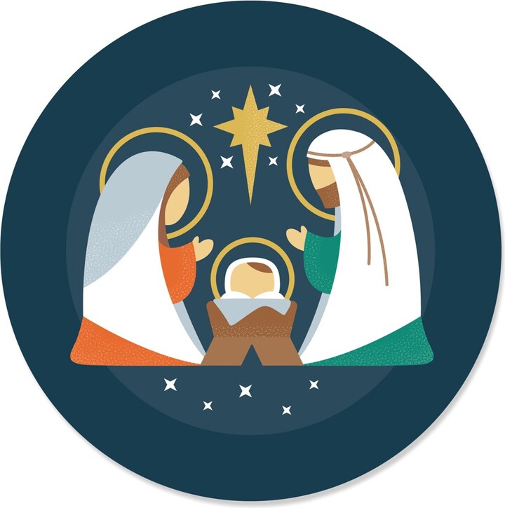 Big Dot of Happiness Holy Nativity - Manger Scene Religious Christmas ...