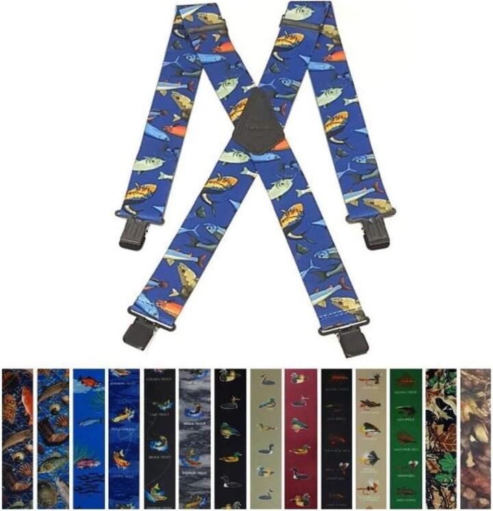 Anglo American Mens Braces Heavy Duty 1.5" or 2" Fishing Shooting ...