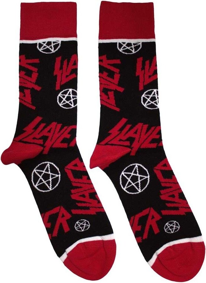 Slayer Logo & Pentagram Socks - ShopStyle
