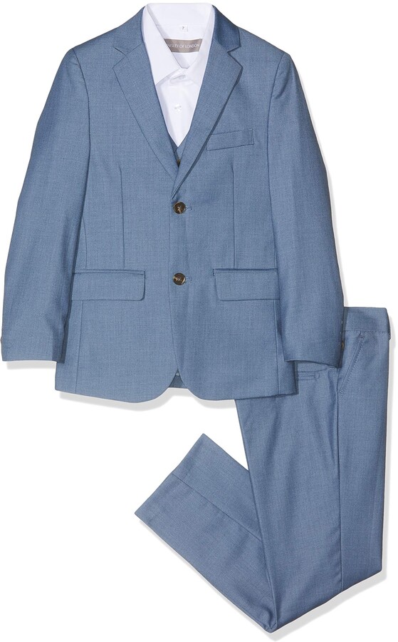 Paisley of London Boys Blue Suit Chambray Suit Page Boy Suits Boys ...