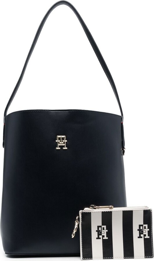 Tommy Hilfiger Logo-Plaque Shoulder Bag - ShopStyle