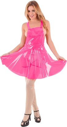 Generic Maid Equipment Dress PVC Transparent See-Through Waterproof A ...