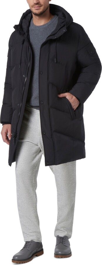 Andrew Marc Men's Sullivan Down Puffer Stadium Parka Coat - ShopStyle