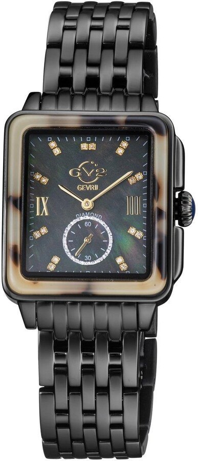 GV2 Bari Tortoise Black 9243B Swiss Quartz Watch - ShopStyle