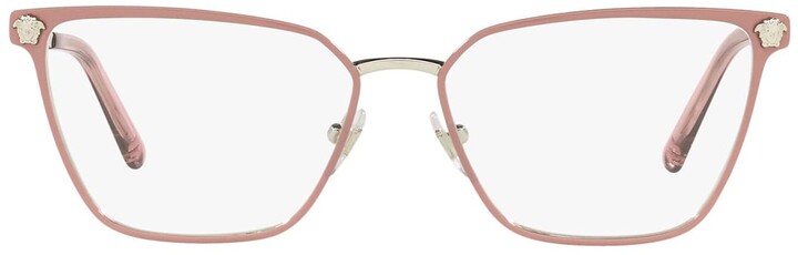 Versace Eyewear Ve1275 Pink / Pale Gold Glasses - ShopStyle Sunglasses