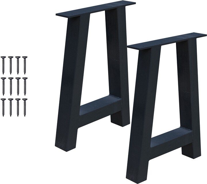 Etsy Metal A Frame Table Legs - Set Of 2 Modern Industrial Powder ...