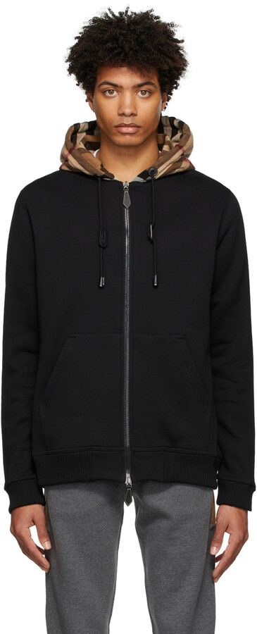 Burberry Black Samuel Hoodie - ShopStyle