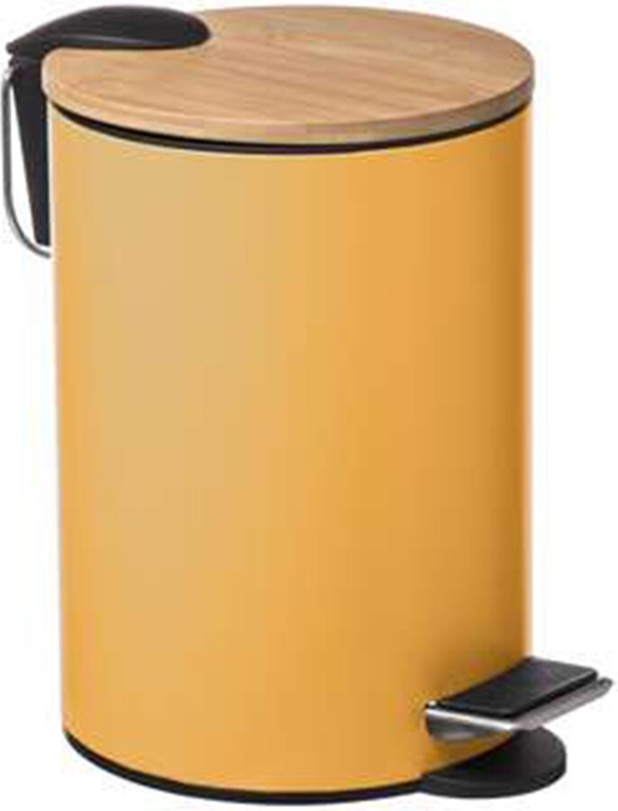 Dunelm Modern 3 Litre Waste Bin Mustard - ShopStyle Kids Storage & Shelving