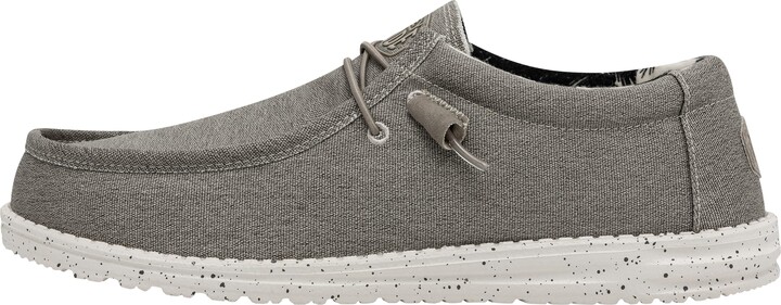 Hey Dude HEYDUDE - Men's Wally Stretch Canvas Wally Slip-On Shoes ...