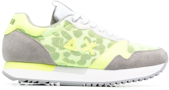 Sun 68 Appliqué-Logo Low-Top Sneakers - ShopStyle