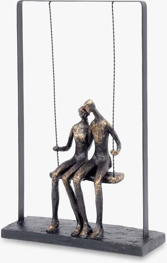 Libra Interiors Couple Sitting On A Swing Sculpture Shopstyle Decor