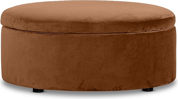 Bloomingdale's Alta Large Round Storage Ottoman, in Fabric - ShopStyle ...