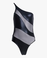 Norma Kamali Mio Snake-Mesh One-Piece Swimsuit - ShopStyle