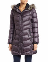 Bernardo Faux Fur-Trimmed Puffer Coat - ShopStyle