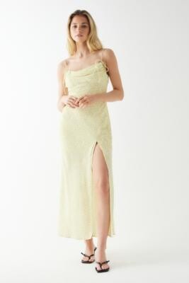 Kiss The Sky Sun Drenched Maxi Dress - Yellow S at Urban Outfitters ...