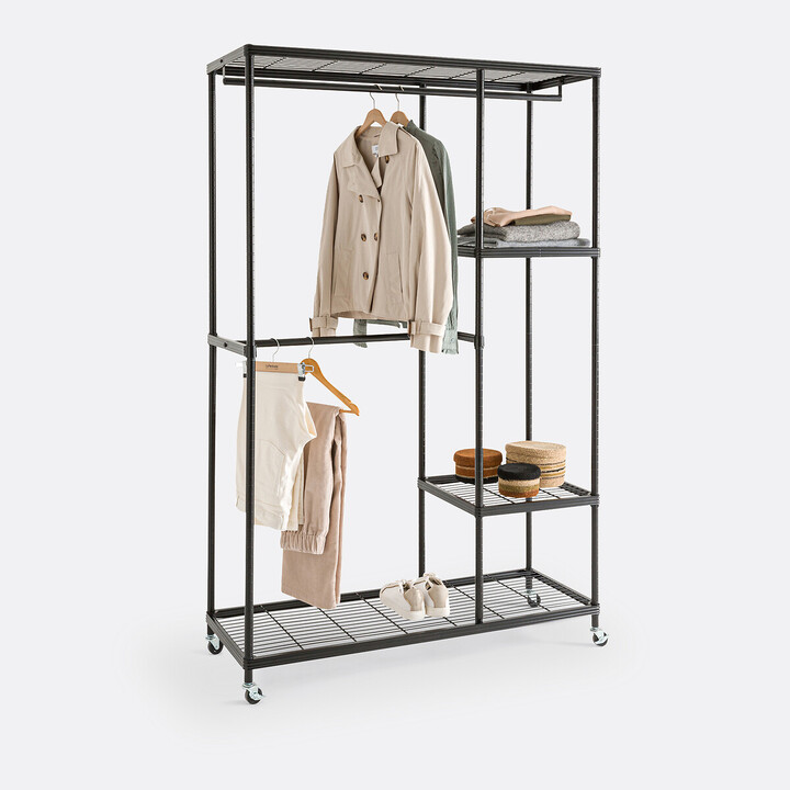 So'home Fozzo 2-rail Portable Wardrobe Unit - ShopStyle Bar Carts & Bar ...