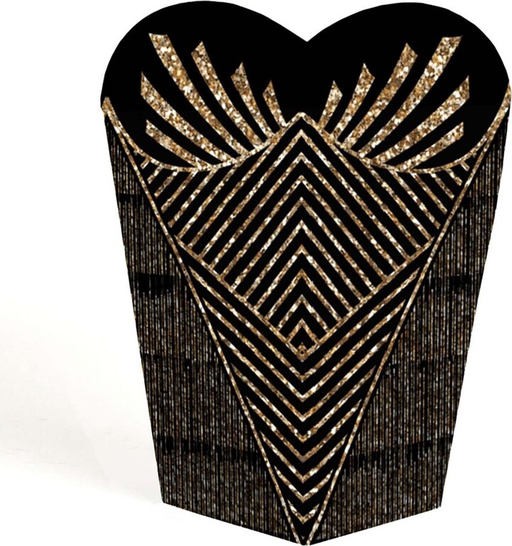 Big Dot of Happiness Roaring 20's - 1920s Art Deco Jazz Party Favors - Gift Heart Shaped Favor ...