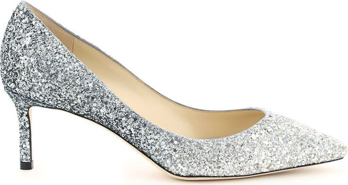 Jimmy Choo romy shaded glitter romy 60 pumps - ShopStyle