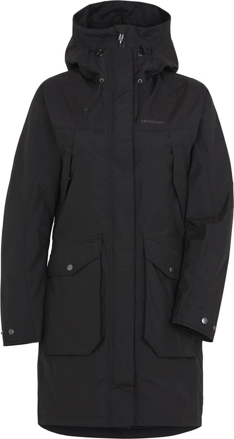 Didriksons Thelma 7 Womens Parka Black - ShopStyle Outerwear